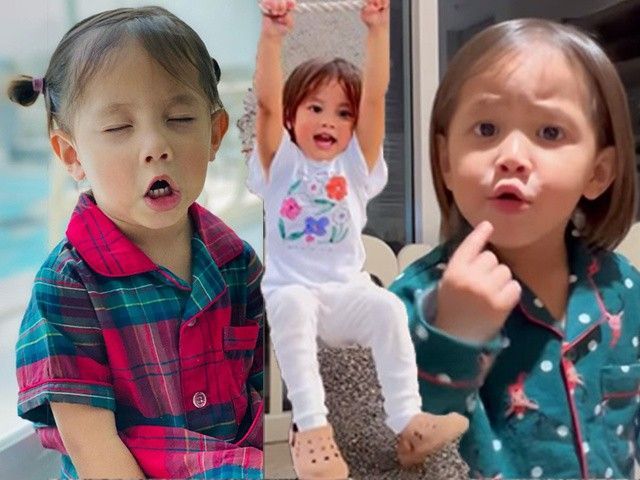 Lisa tóc loe hoe vài cọng nay đã dày dặn, càng lớn càng xinh vẫn bị nói ...