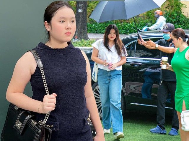 CEO 13 tuổi là con gái Hoa hậu Việt, đi làm ăn mặc đơn giản nhưng xách túi "tiền tạ"