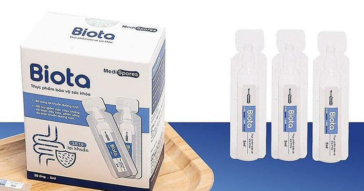 Thực phẩm bảo vệ sức khỏe Medispores Biota vi phạm Luật Quảng cáo
